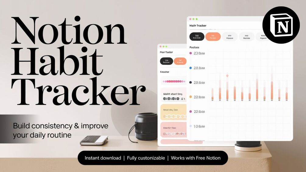 Notion Habit Tracker – Build Consistency & Improve Your Daily Routine
