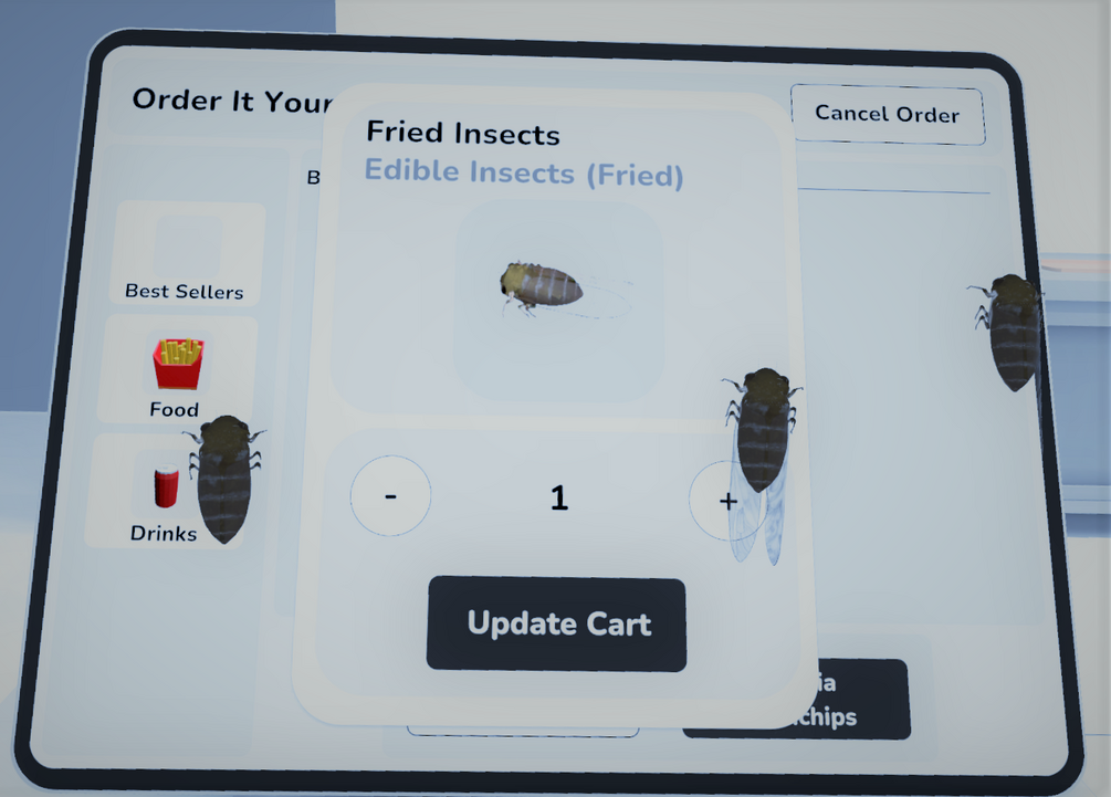 【VRChat】Self Order Kiosk Machine【UdonChips】