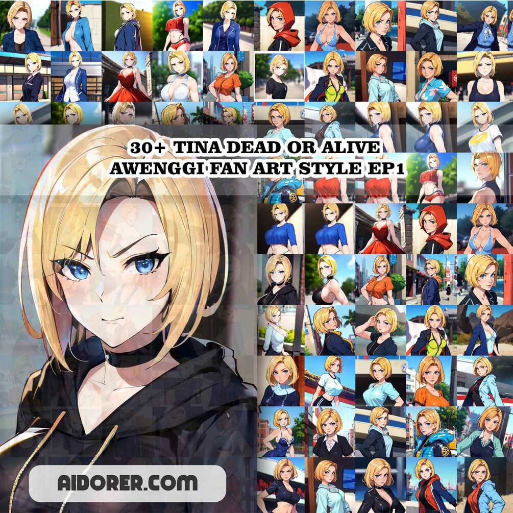 30+ TINA DEAD OR ALIVE AWENGGI FAN ART STYLE EP1