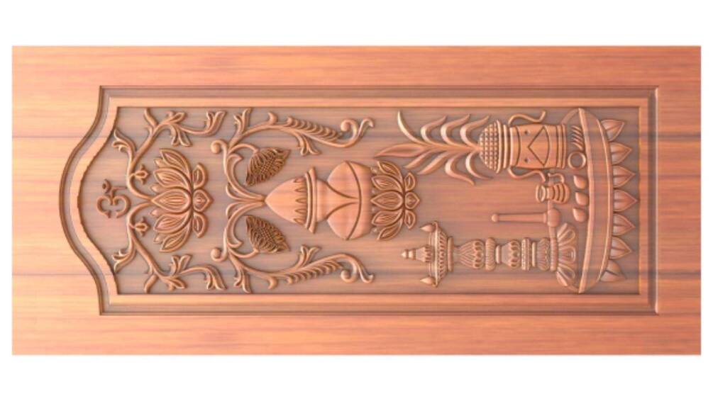 Elegant CNC Door Design with Artcam: A Fusion of Tradition and ...