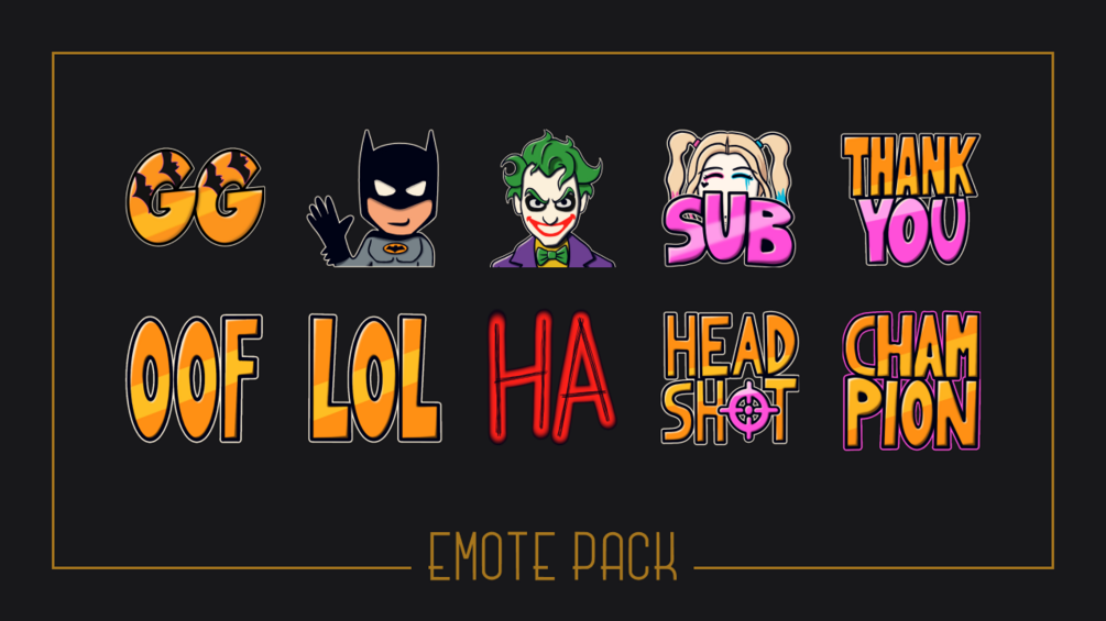 TGP studio • Emote pack Batman