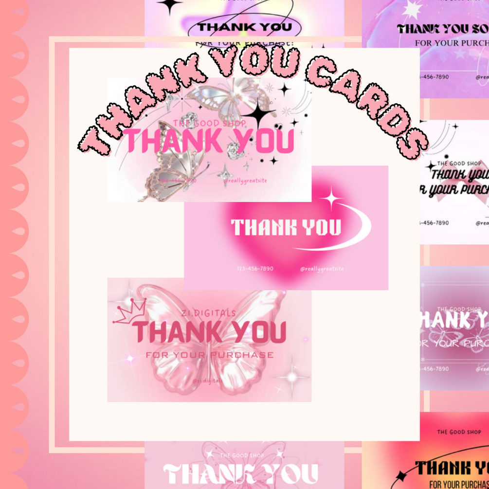 Thank you cards