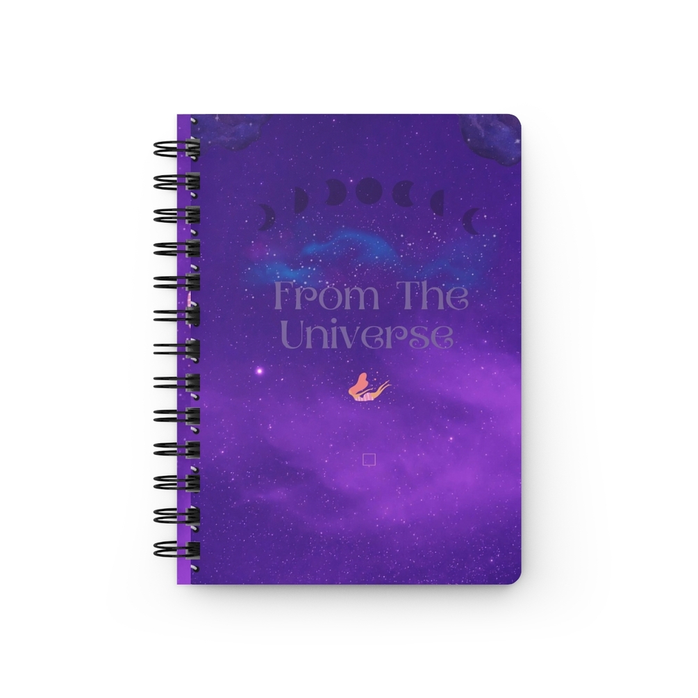 Copy of Celestial Spiral Bound Journal - From The Universe - Dreamy ...