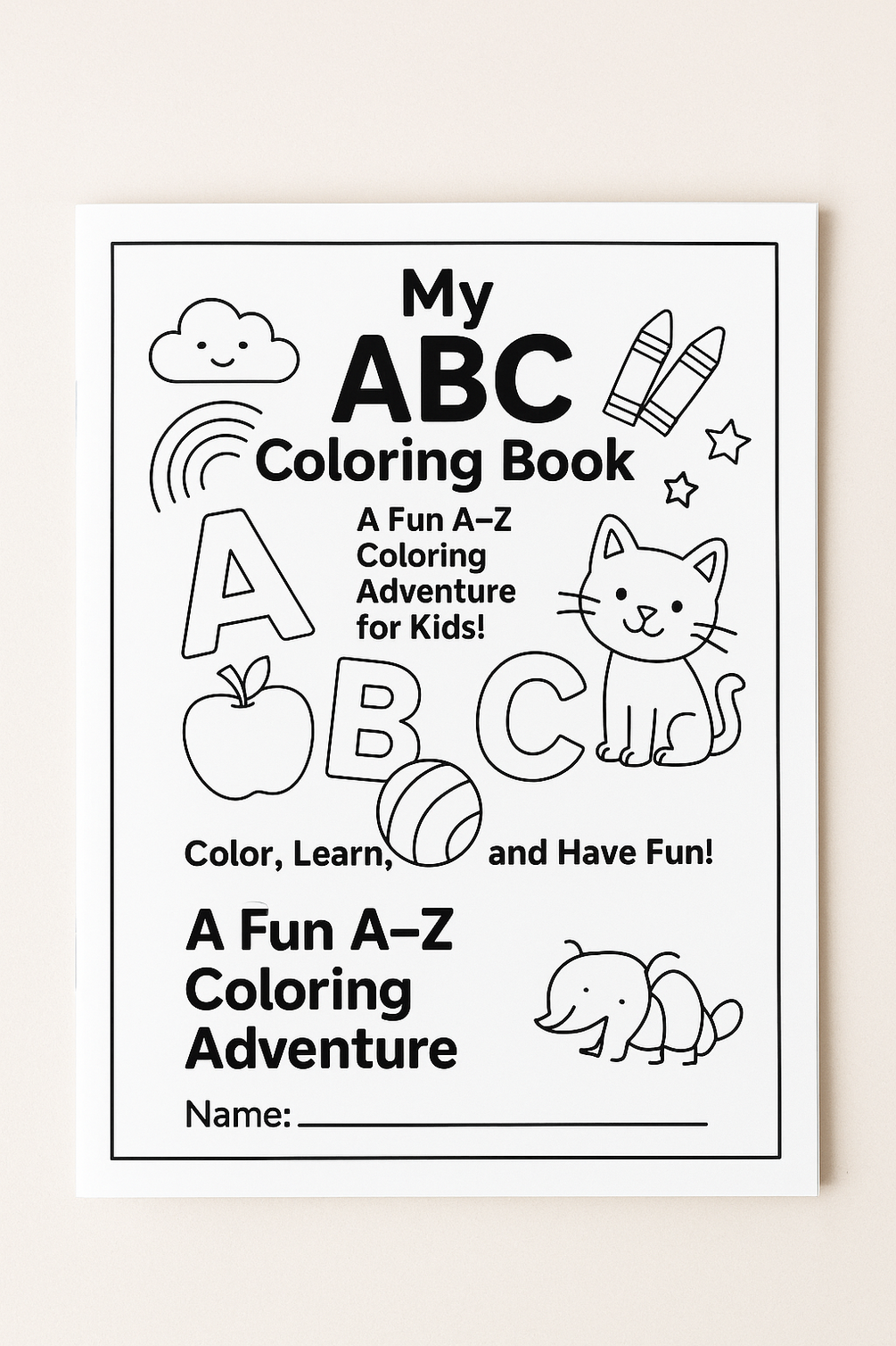 My ABC Animal Coloring Book