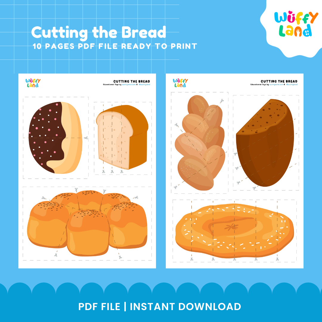 Cutting the Bread – Fun Printable Activity for Kids!
