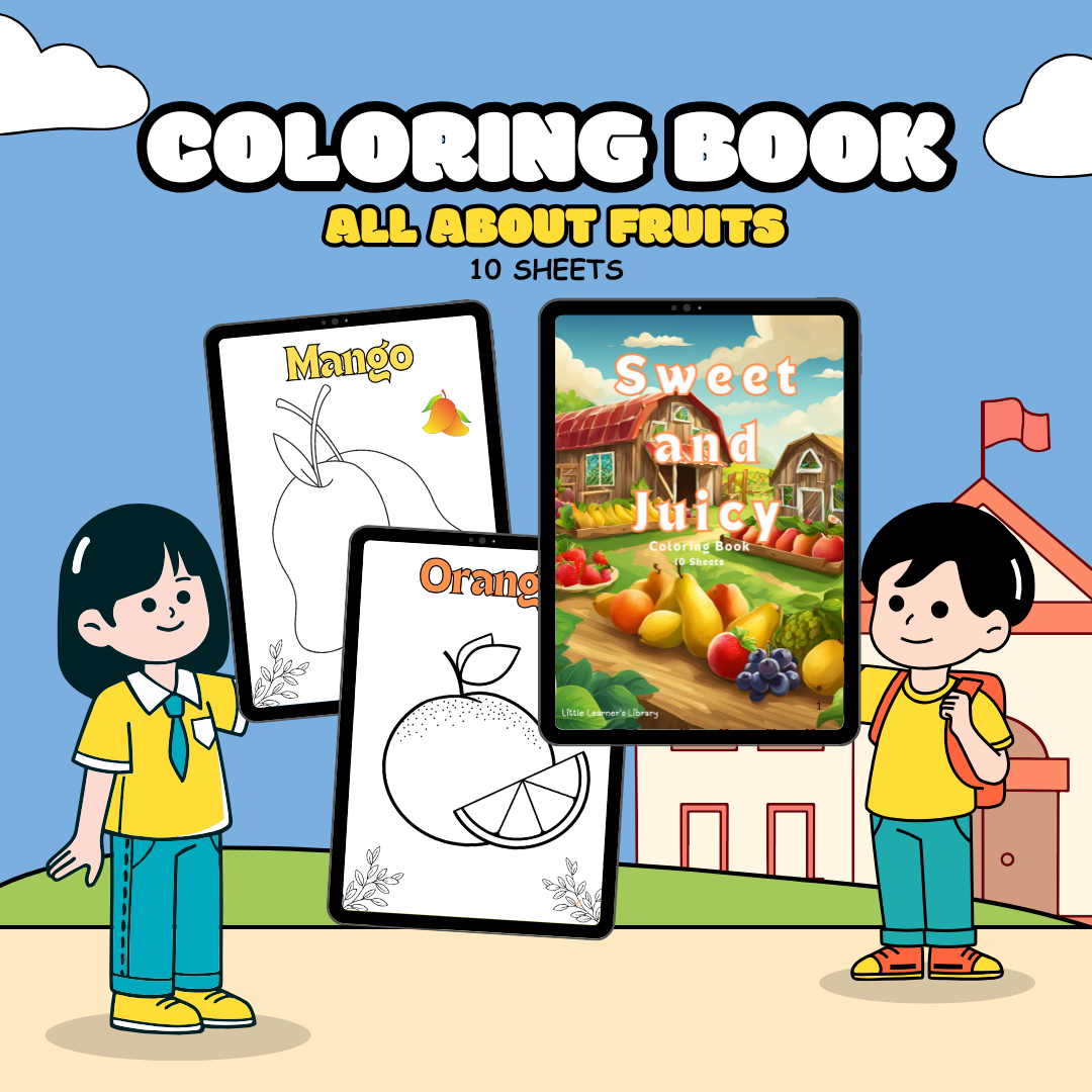 Kiddie Coloring Adventure: Fun & Educational Coloring Books