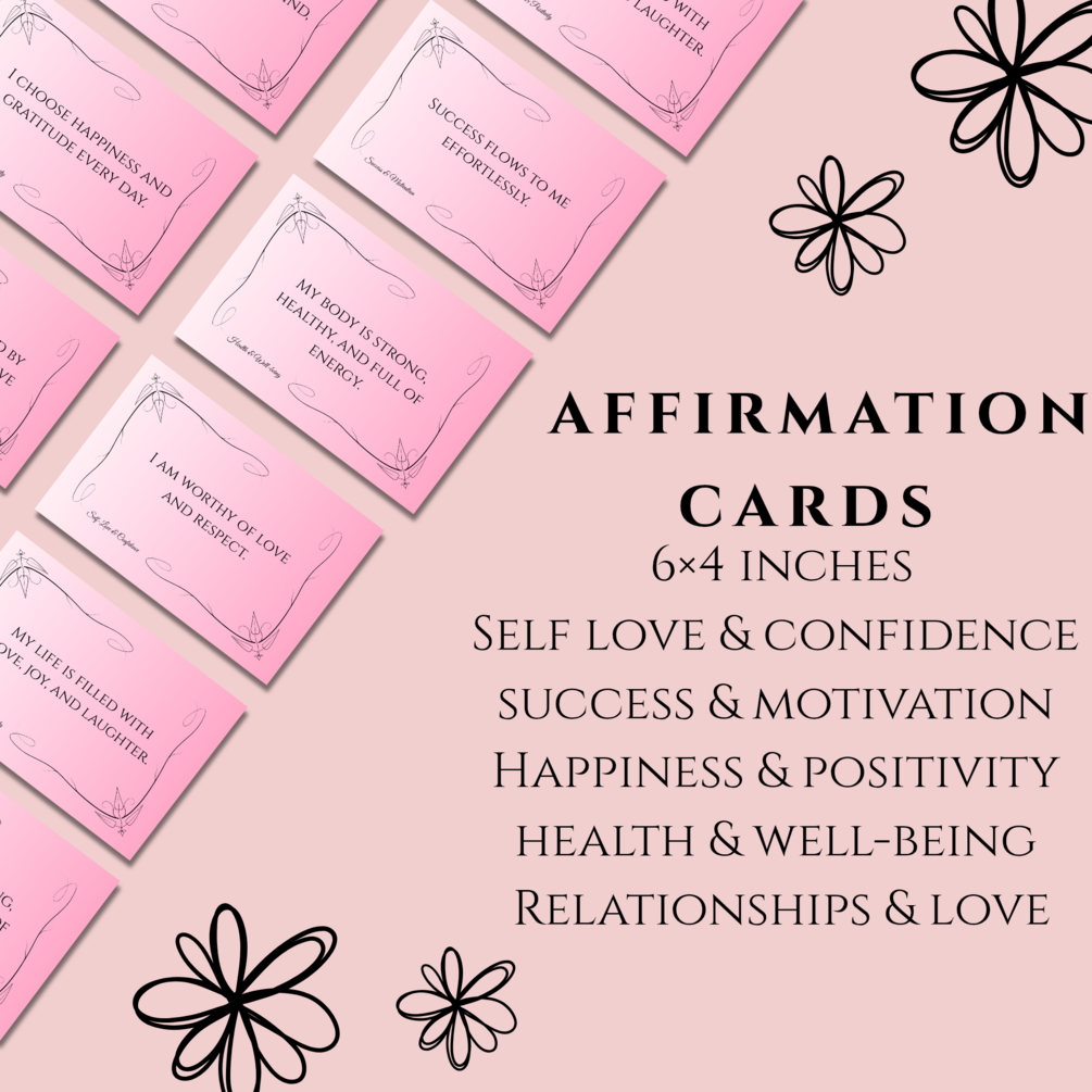 Printable affirmations cards (FREE)