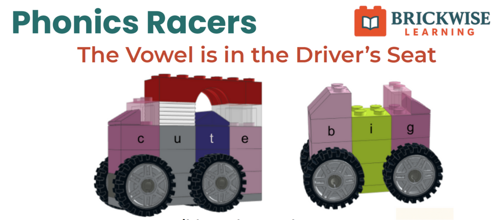 Phonics Racers (Brick Build + Reading Game)