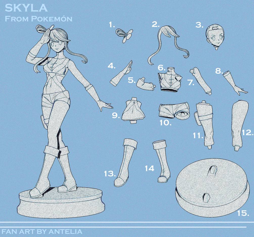Skyla from pokémon
