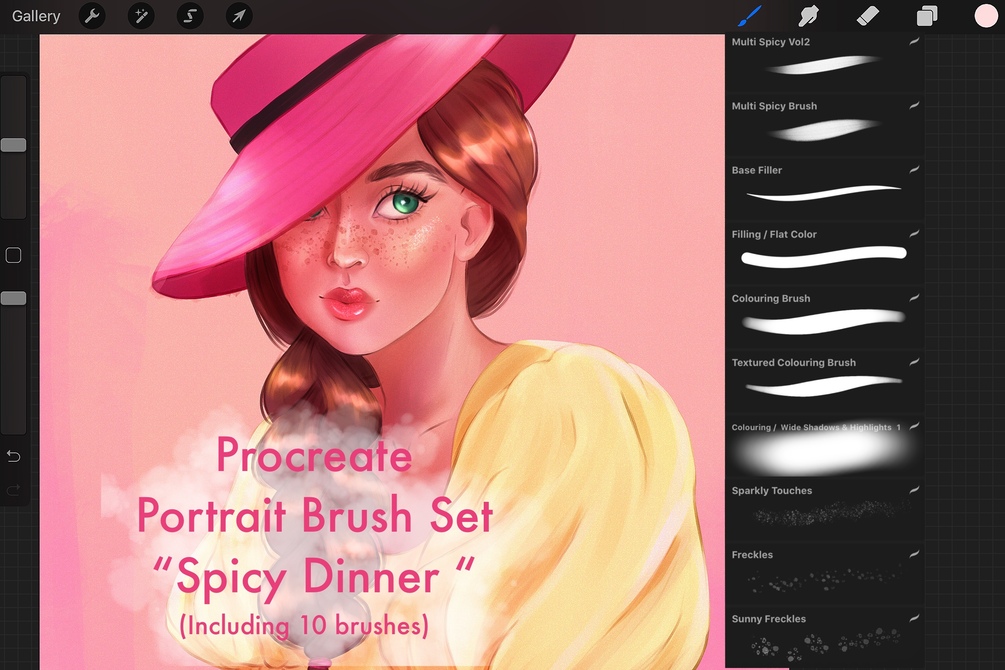 Procreate Portrait Brush Set
