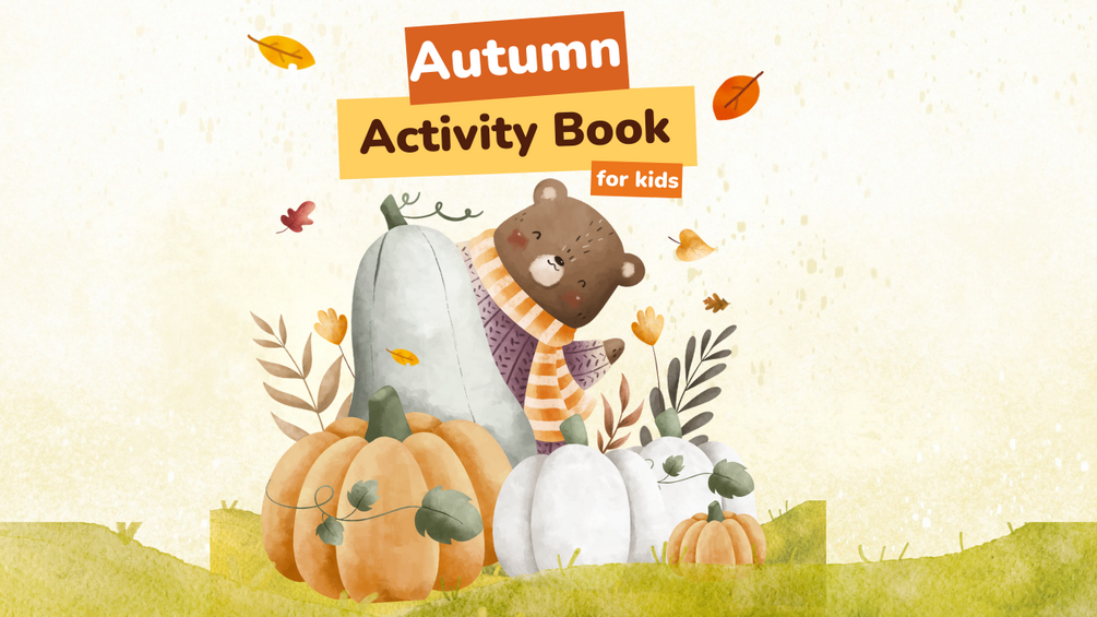Autumn Activity Book for Kids – Printable Fall Worksheets in Cute ...