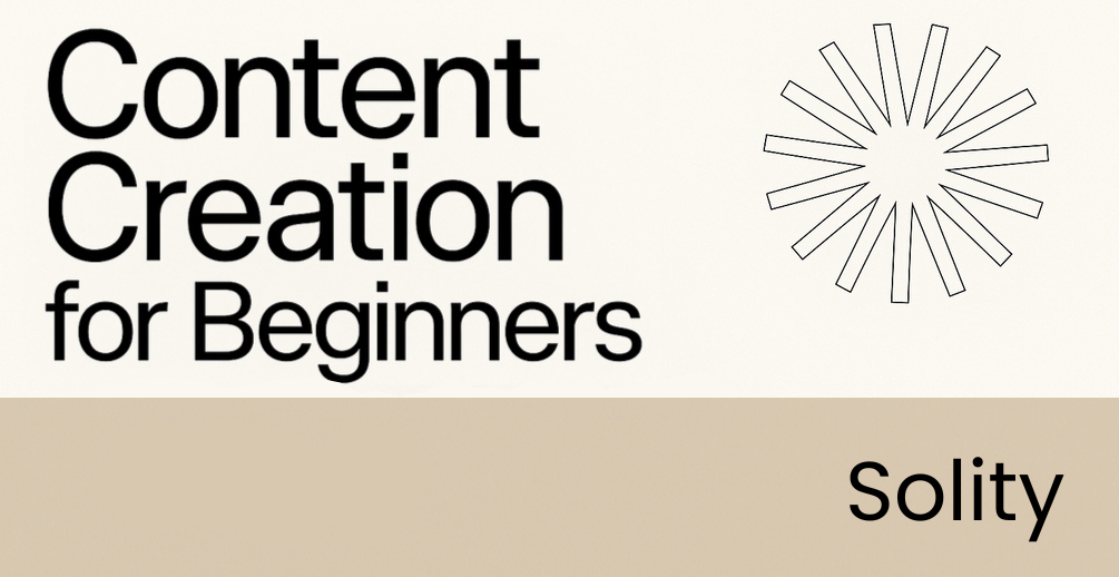 Content Creation For Beginners E-Book