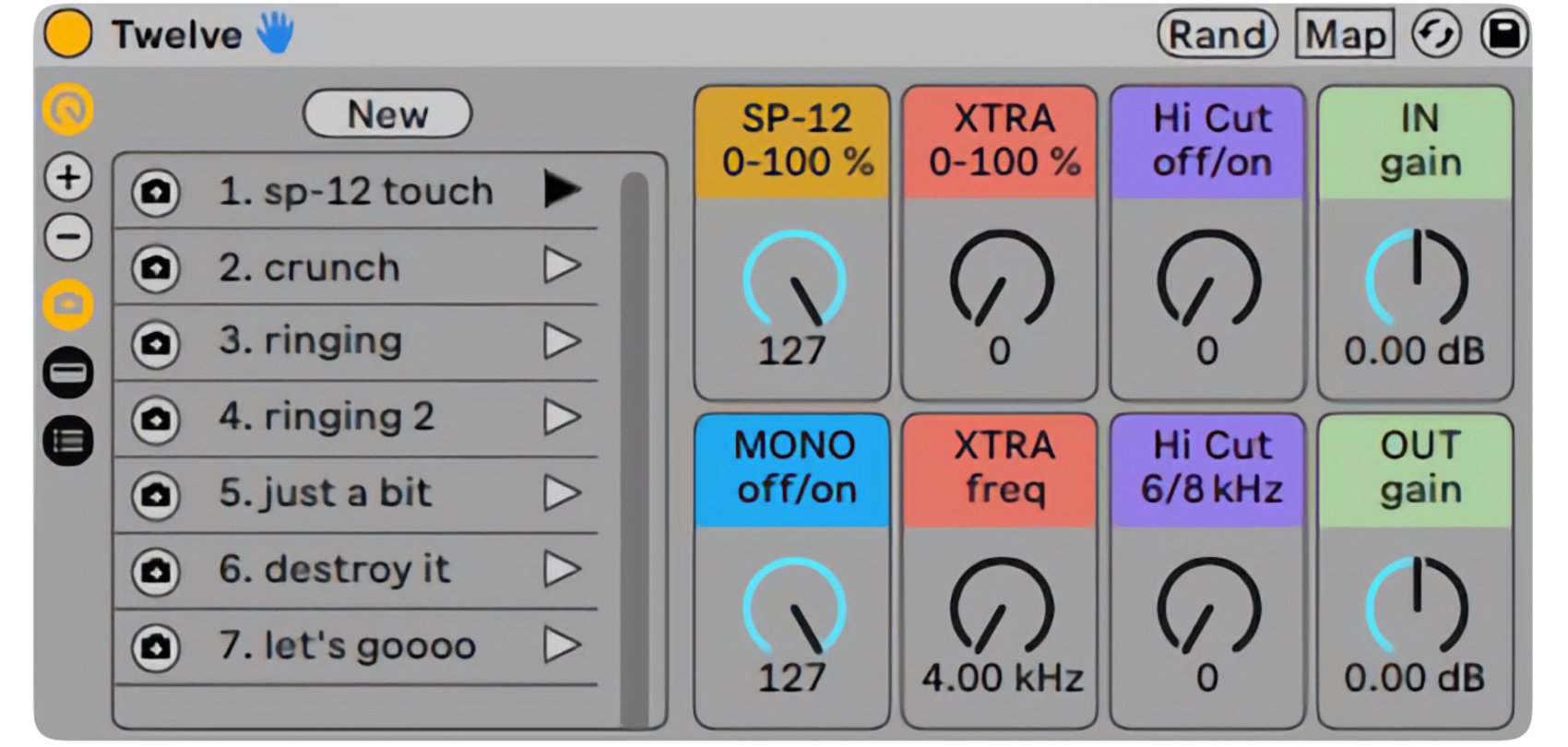 Twelve - Ableton Live Effect Rack