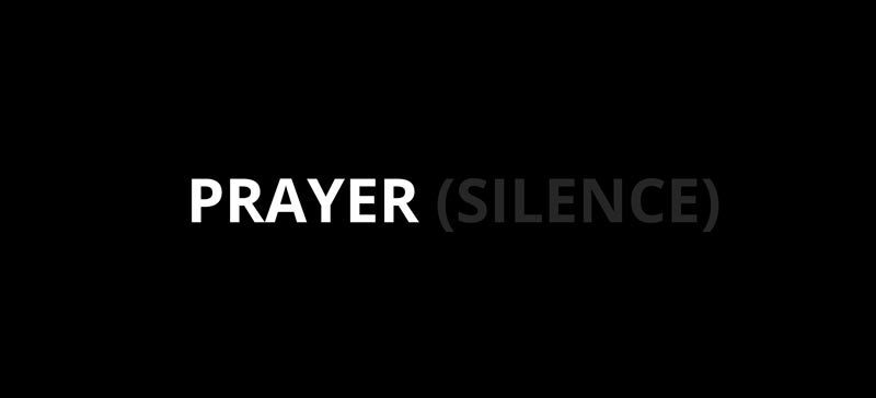 PRAYER (SILENCE) - Spit & Spirit Issue 3