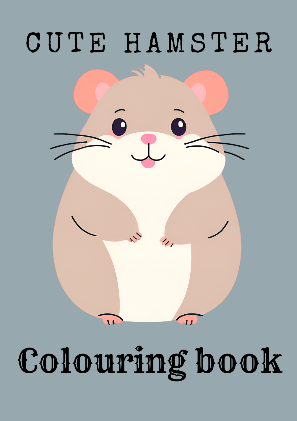 Cute Hamster Colouring Books