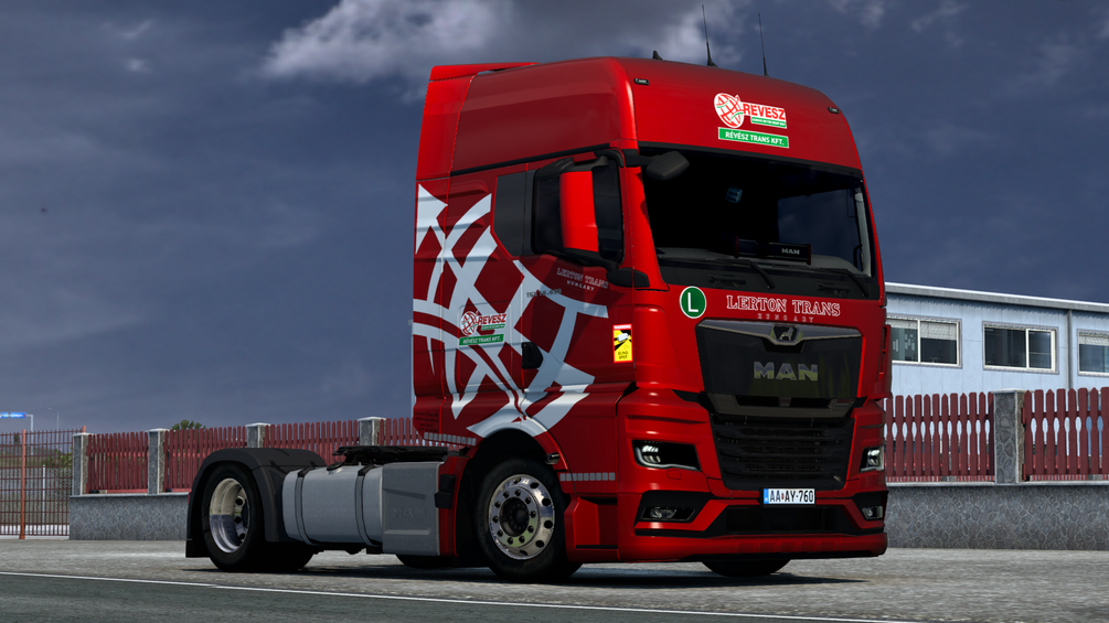 Lerton Trans skin for MAN TGX 2020.ETS2