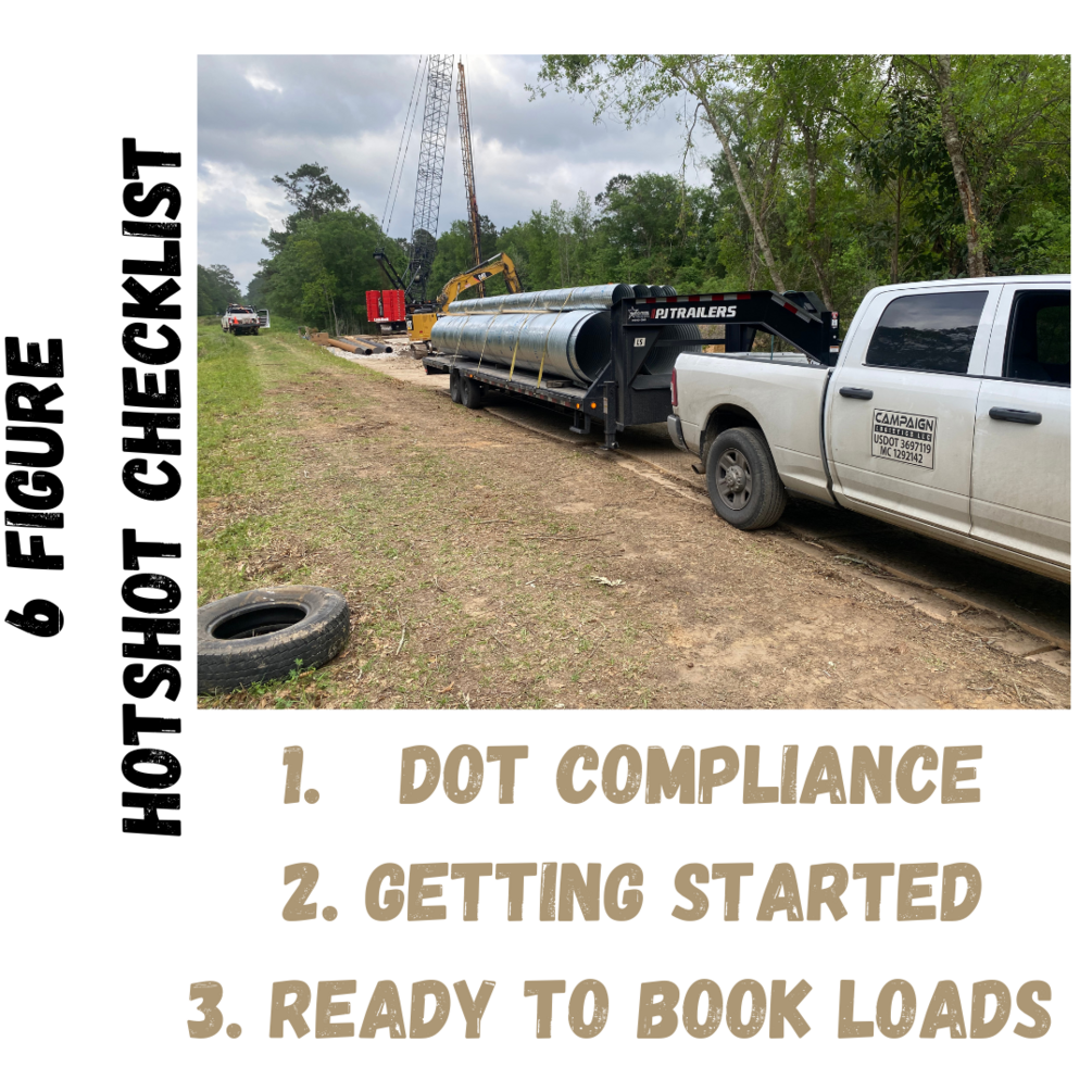 Hotshot Checklist / DOT Compliance
