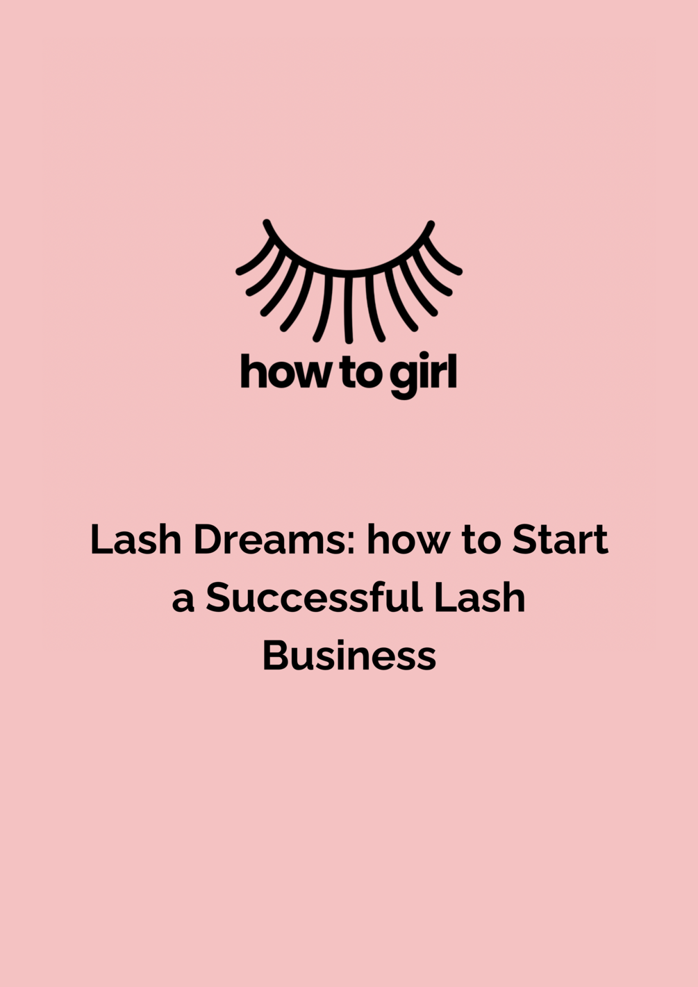 How to start a successful lash business