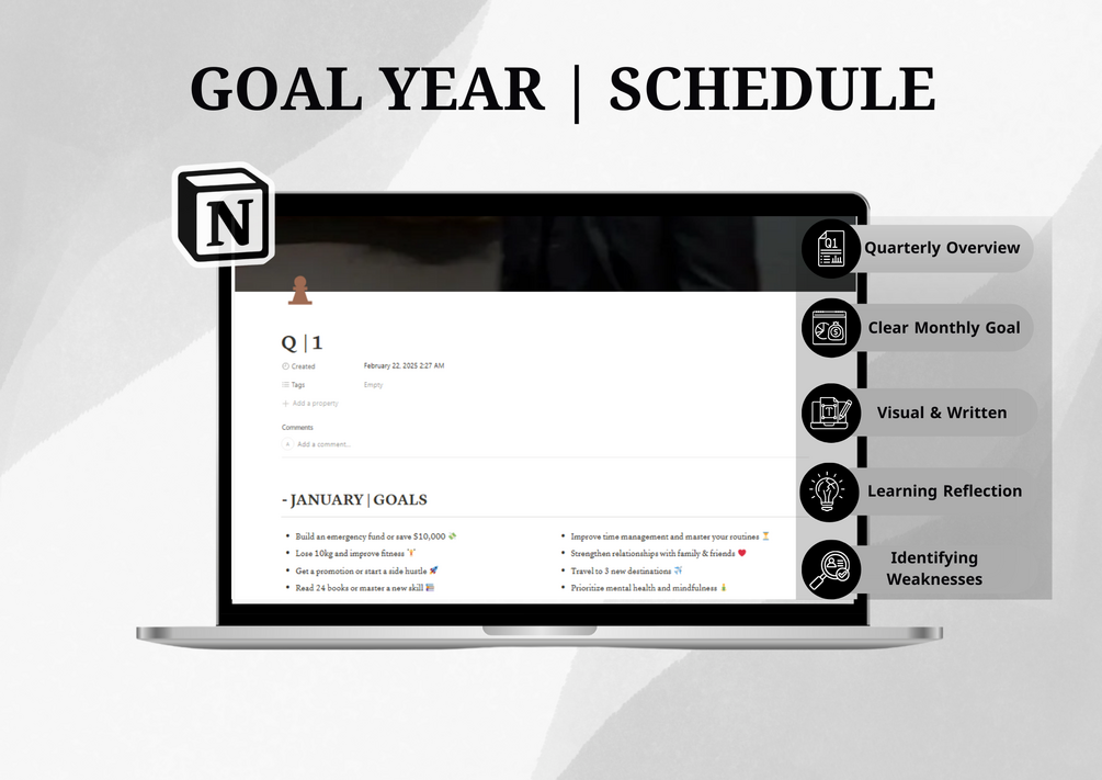 GOAL YEAR | SCHEDULE