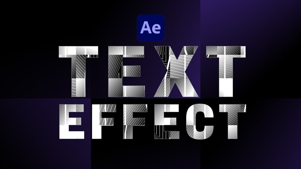 Abstract Text Effect | After Effects Project File
