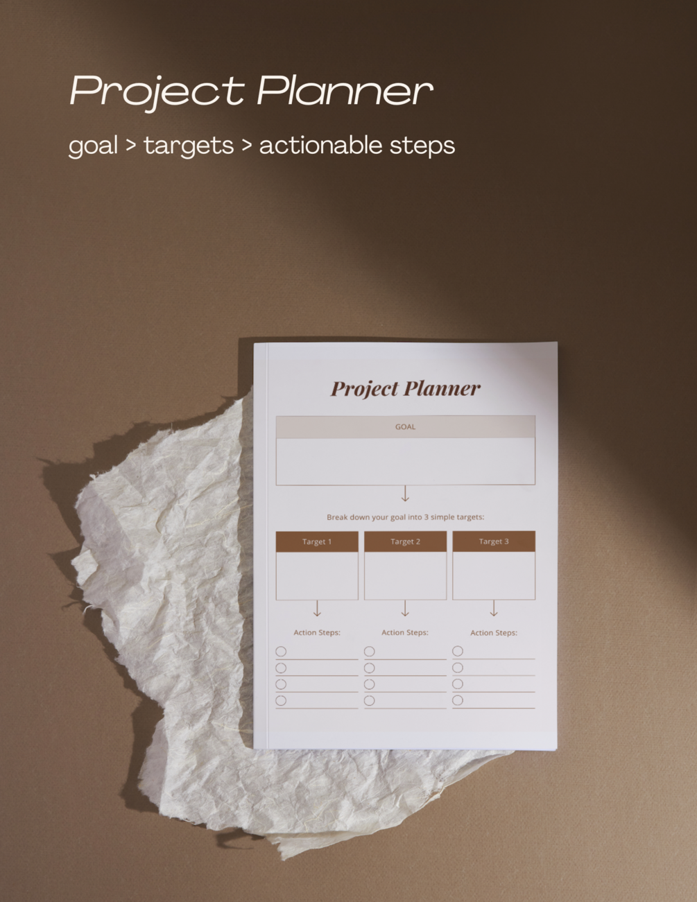 Goal Planner w/ breakdown Template