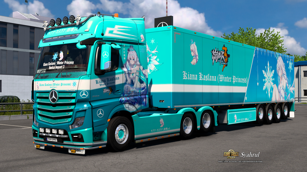 [ETS2] Kiana Kaslana (Winter Princess) - Honkai Impact 3 [Combo Skin]