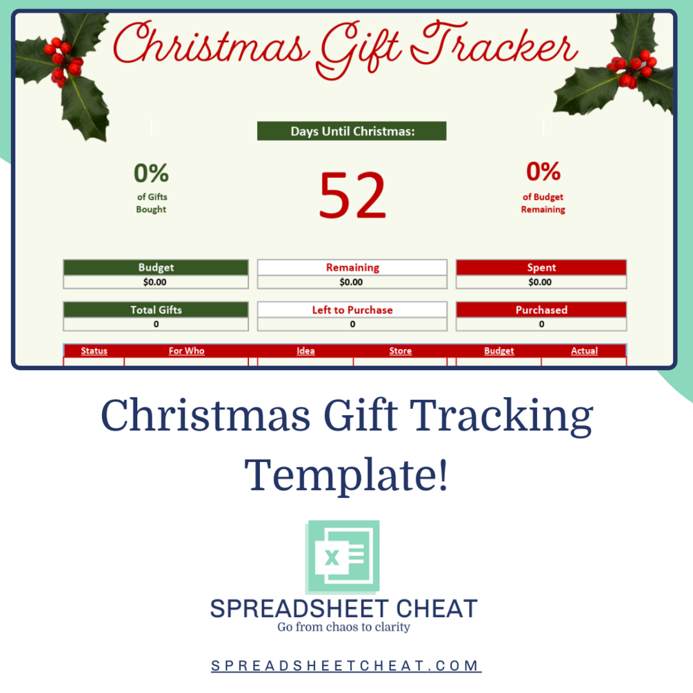Christmas Gift Tracker