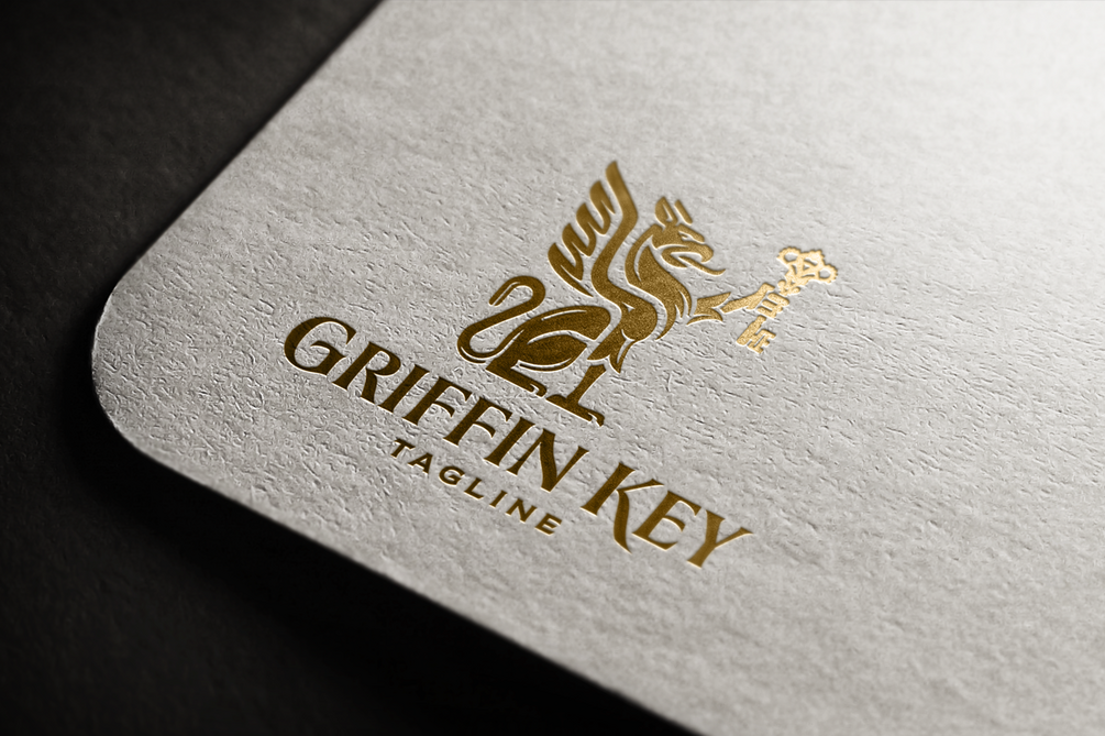 Griffin Key Logo Template
