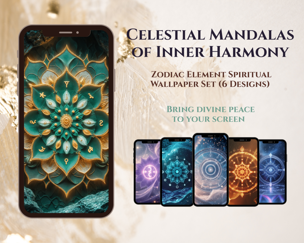 Celestial Mandalas of Inner Harmony – Zodiac Element Spiritual ...