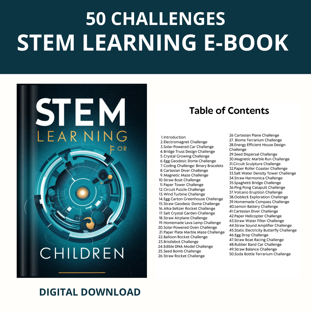 50 Challenges STEM learning activities E-book