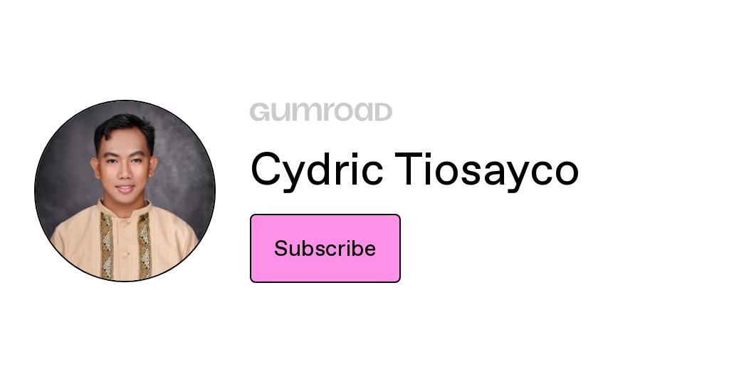 Cydric Tiosayco
