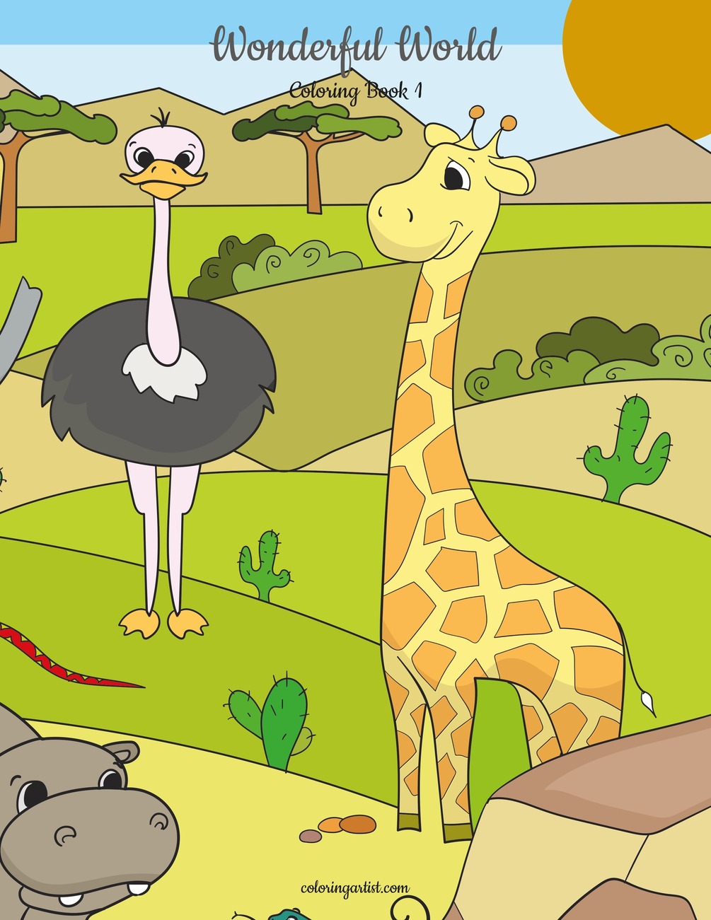 Wonderful World Coloring Book 1