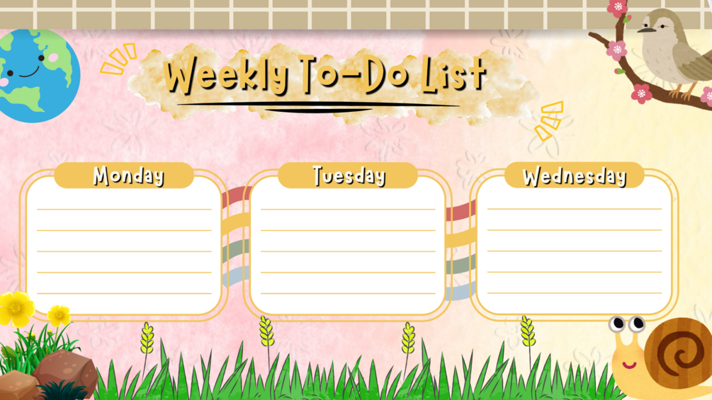 Today’s Little Plans - To Do List Planner