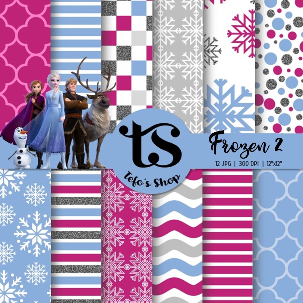 FROZEN 2 | Papeles digitales | Paper pack