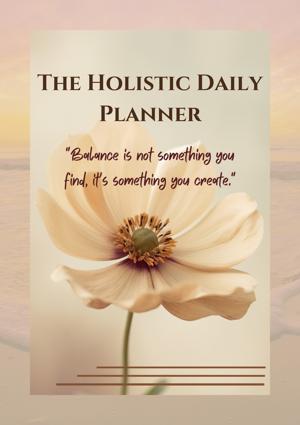 The Holistic Daily Planner (Printable PDF)