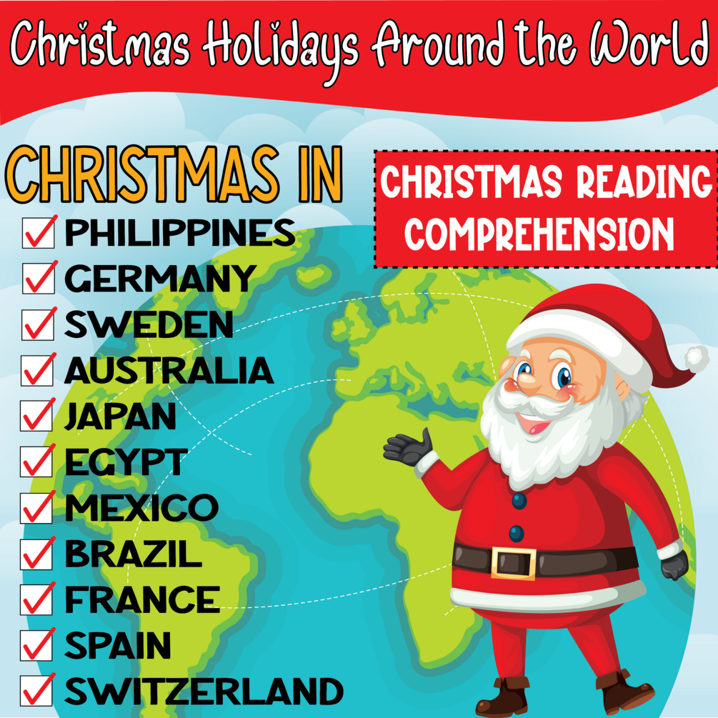 Winter Holidays Christmas Around the World Reading Comprehension Passages
