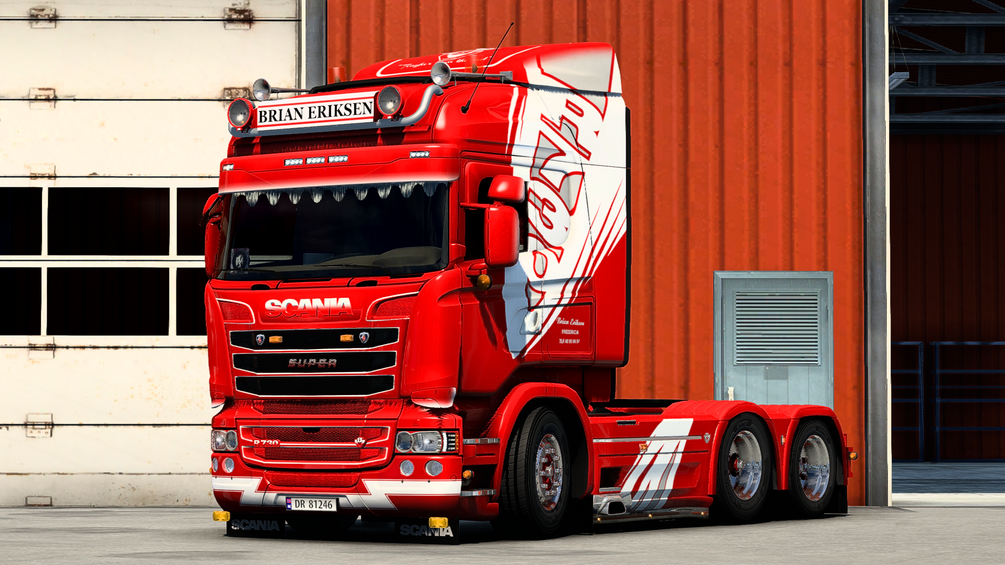 Scania RJL 6s Brian Eriksen Skin