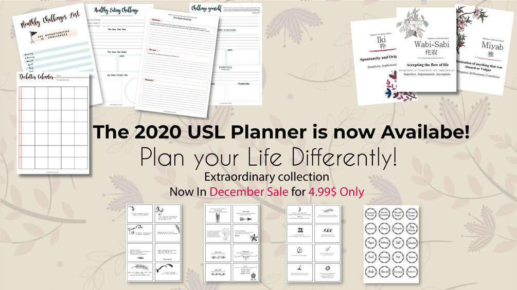 USL Extraordinary Planner Letter and Half Letter Size