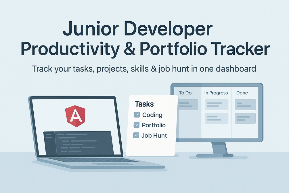 Junior Developer Productivity & Portfolio Tracker (Notion Template)