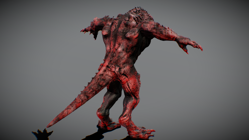 (FREE PRODUCT) Animated Monster 3D Model