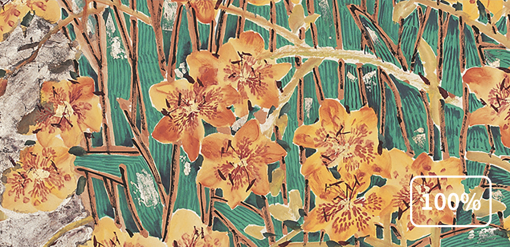 12 digital images of Guo Yicong/郭怡孮 Chinese paintings, people landscape ...