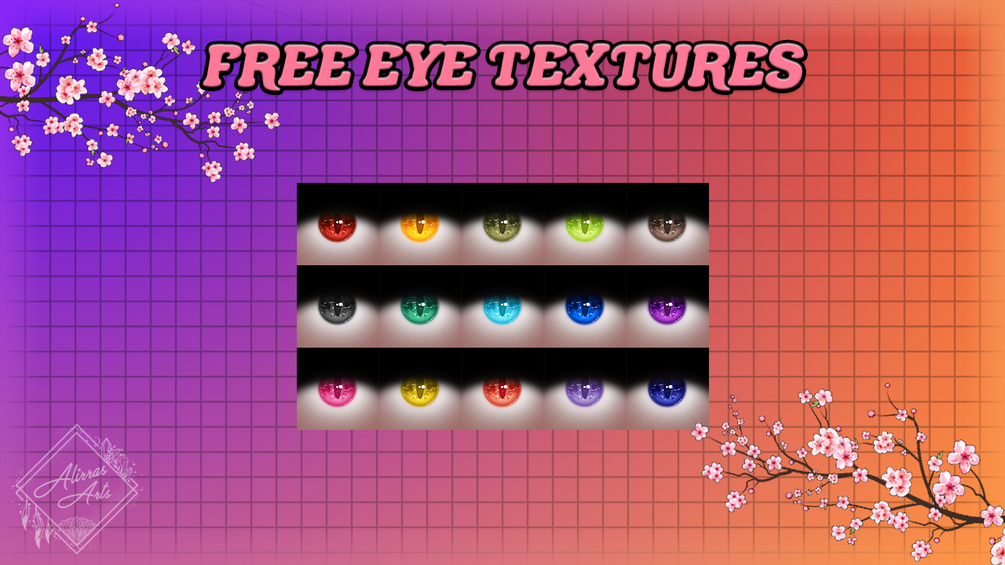 🌸50! Free eye textures!🌸