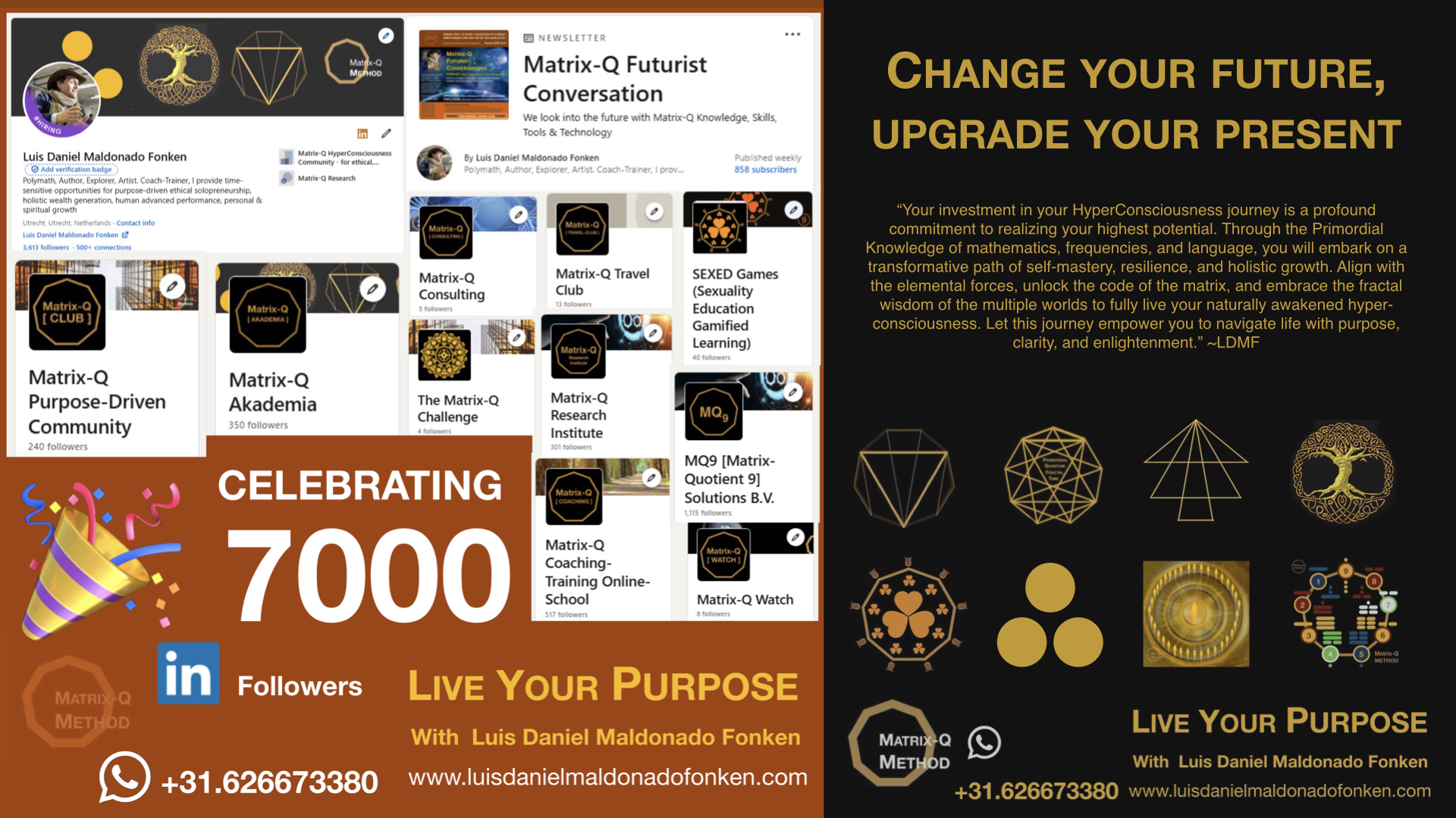 🎉 7,000 Followers Milestone! in Linkedin 🎉 - Luis Daniel Maldonado Fonken