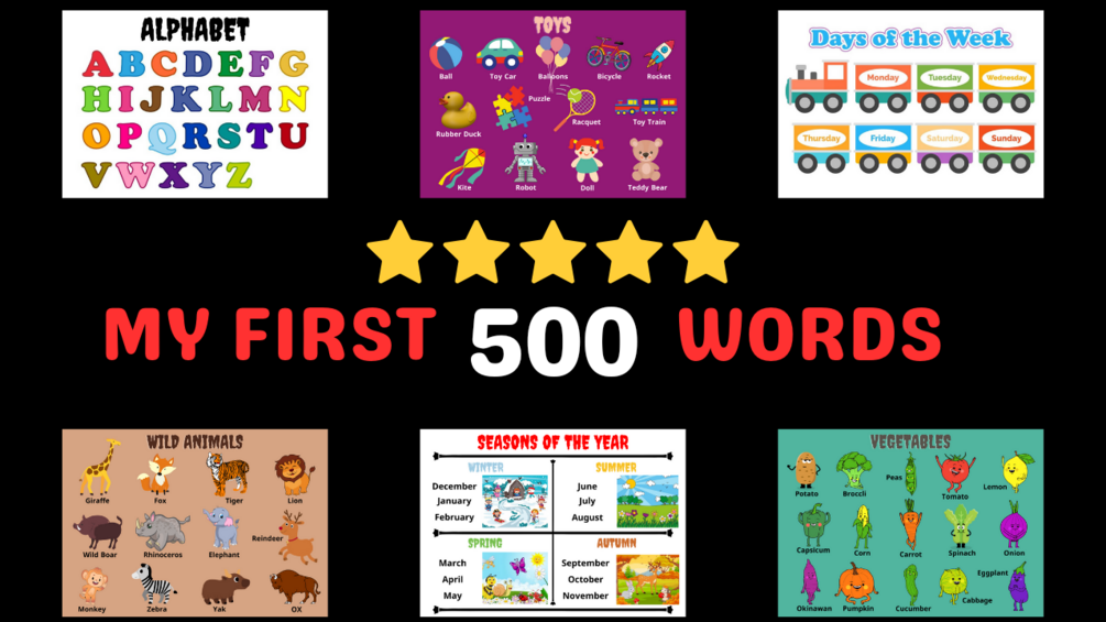 ♥♥MY FIRST 500 WORDS♥♥.