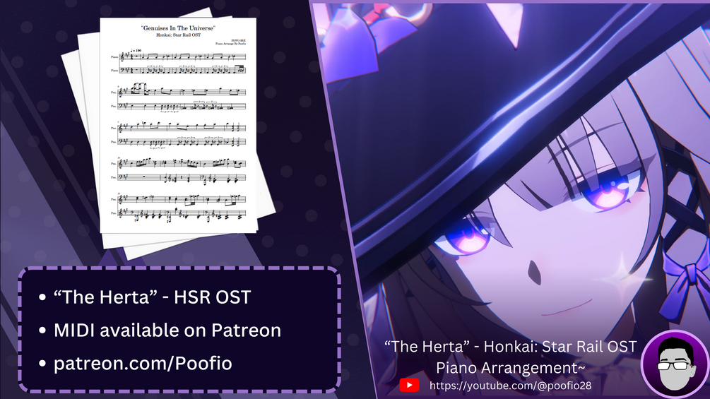 🎹 Sheet for Piano | "Geniuses In The Universe" - Honkai: Star Rail OST