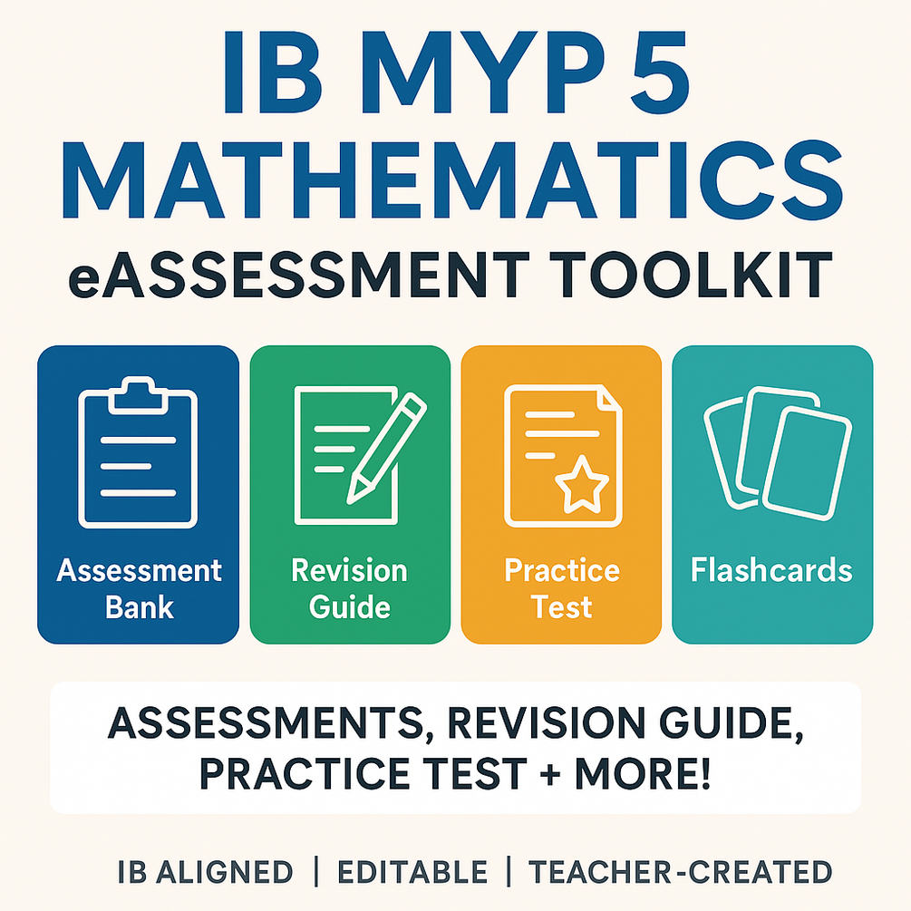 IB MYP 5 Mathematics eAssessment Toolkit