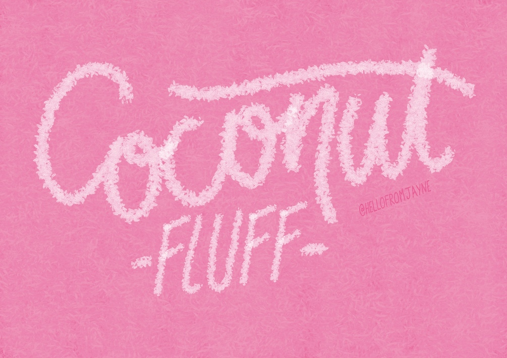 Coconut Fluff - Procreate Brush