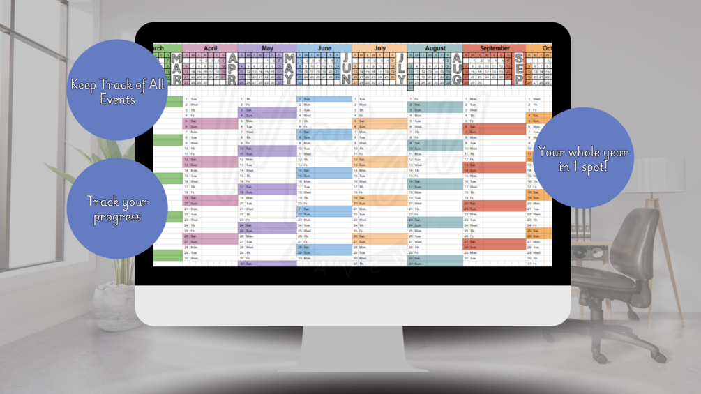 Marigold Haven - Simple Year Planner