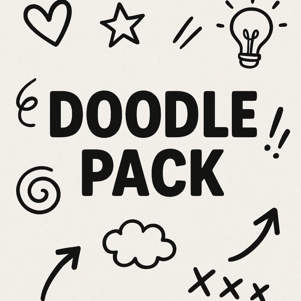 DOODLE PACK for YouTube Videos, Shorts & Reels.