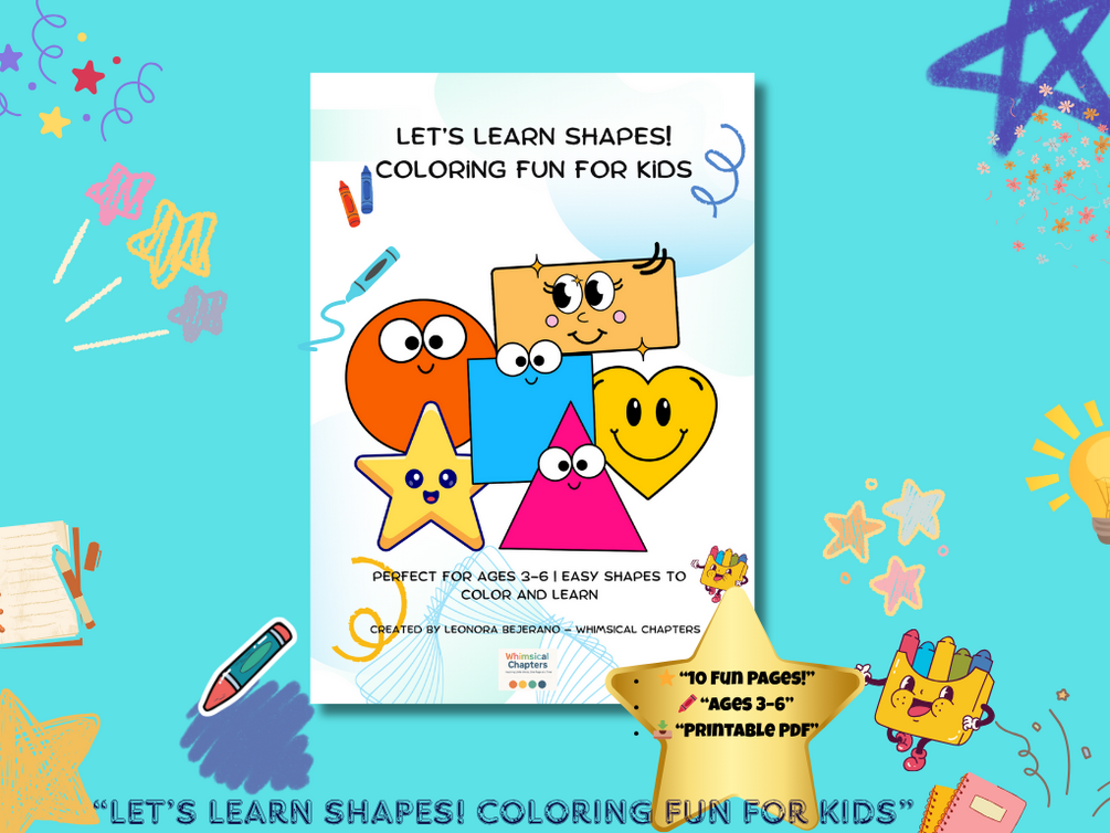 Let’s Learn Shapes! Coloring Fun for Kids